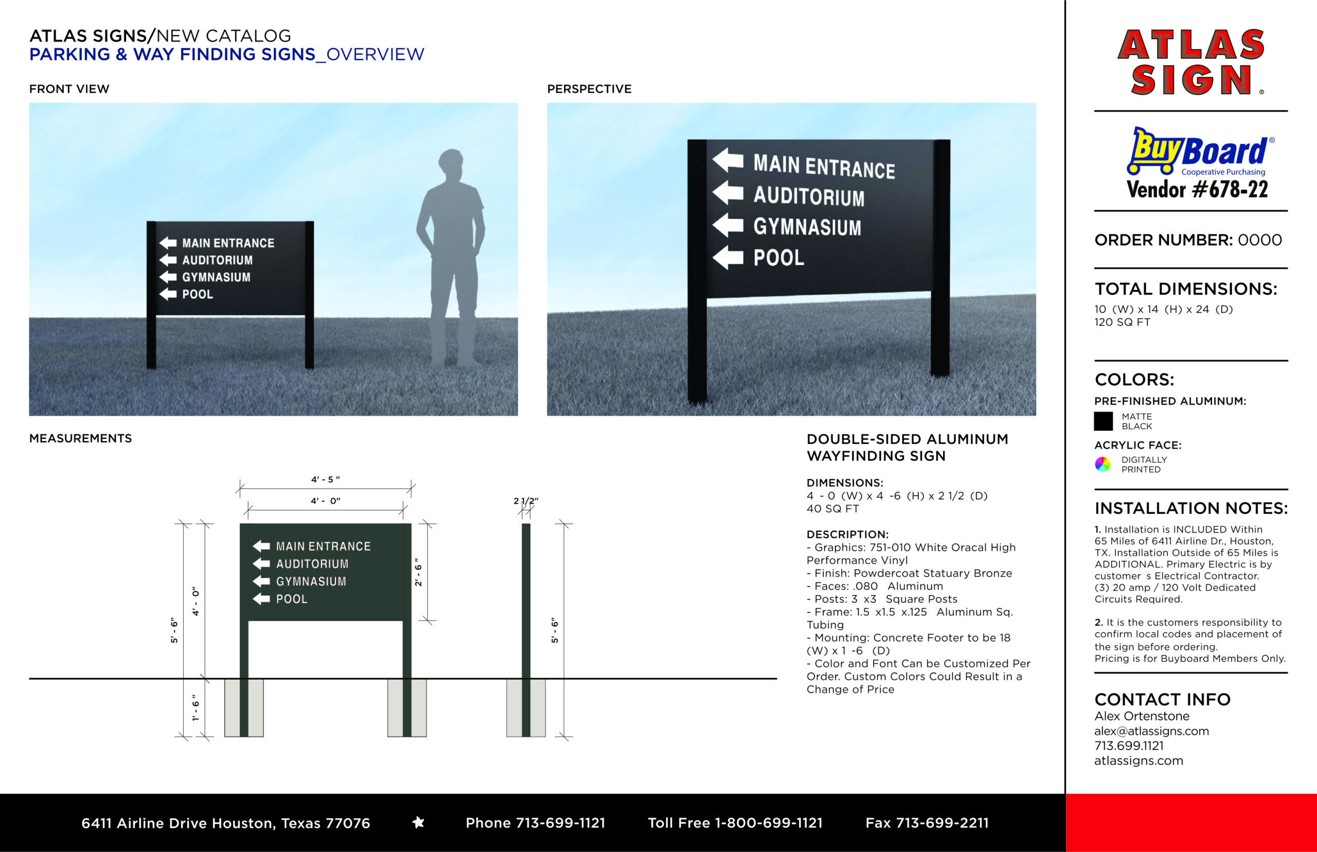 Catalog - Atlas Signs | Houston, Tx | Top rated and Trusted