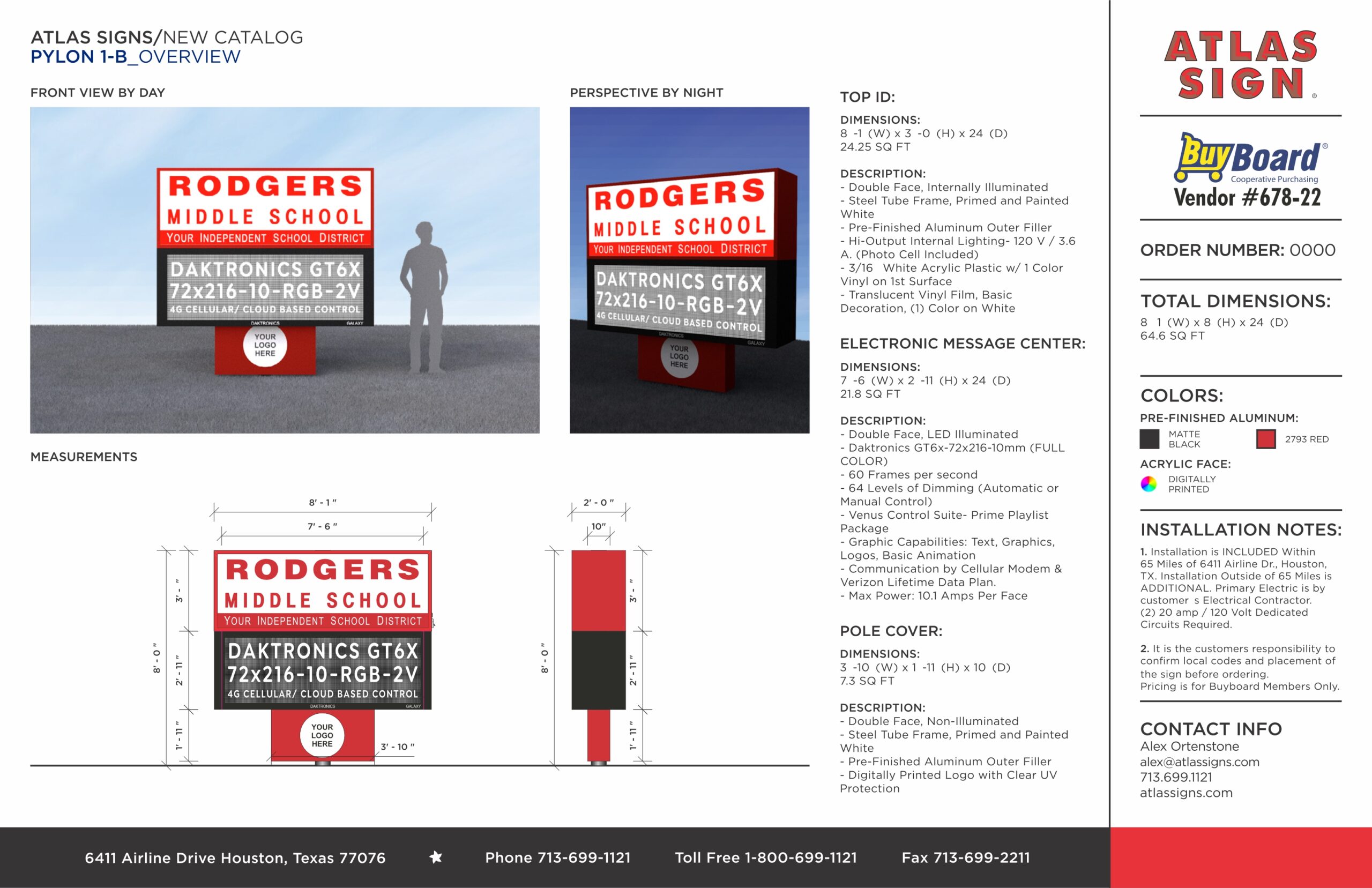 Catalog - Atlas Signs | Houston, Tx | Top rated and Trusted