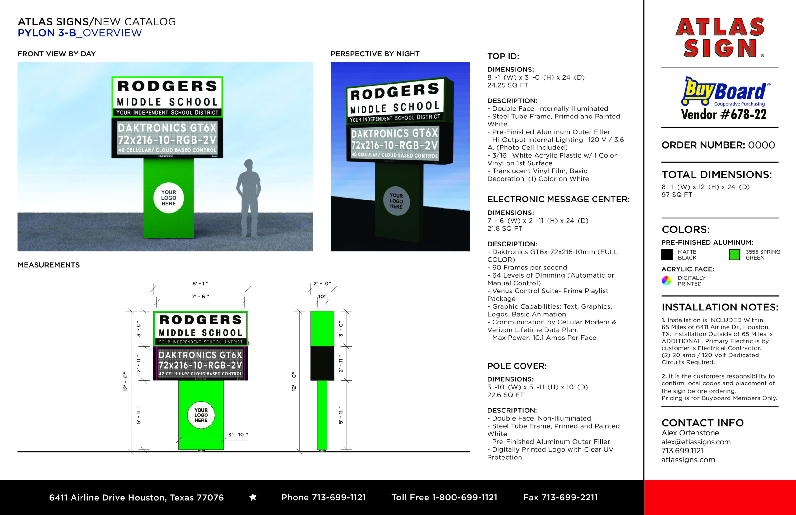 Catalog - Atlas Signs | Houston, Tx | Top rated and Trusted