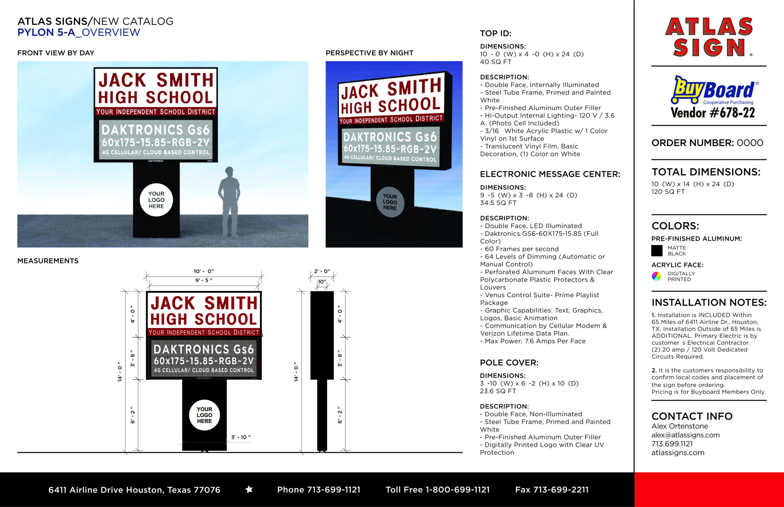 Catalog - Atlas Signs | Houston, Tx | Top rated and Trusted